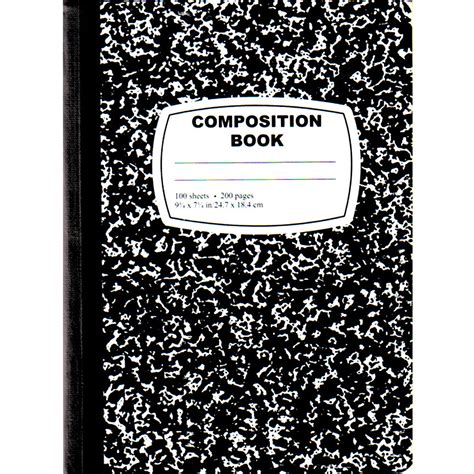 Composition Notebook Cover