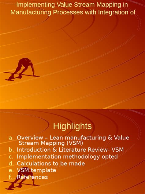 Value Stream Mapping In Manufacturing Pdf Lean Manufacturing