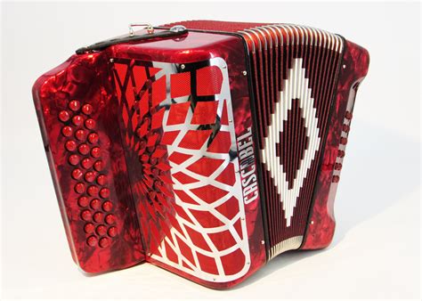 Cascabel® Red Gabbanelli Accordions