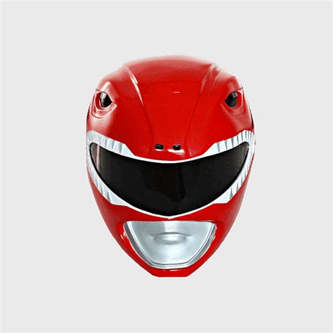 Red Ranger Helmet Power Rangers Cosplay Jason Lee Scott Mask Mighty