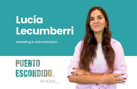 Lucia Lecumberri Real Estate Expert