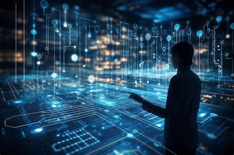 Premium Ai Image Digital Data Technology Concept