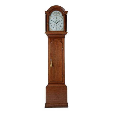 James Coster Of Henley Oak Longcase Clock