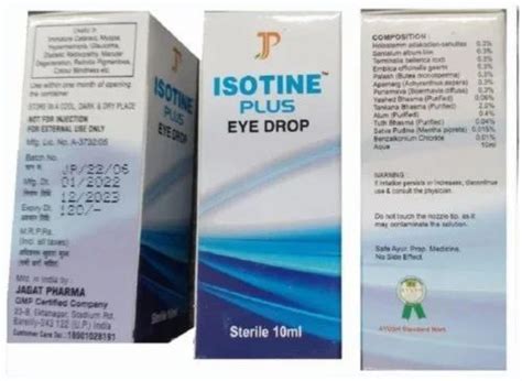 Isotine Eye Drop At ₹ 120 Piece Nagpur Id 2855325046362