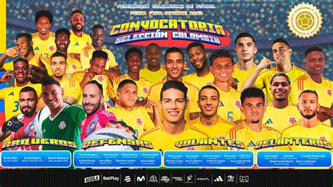 Lista De Convocados De La Selección Colombia Para La Fecha Fifa Kevin