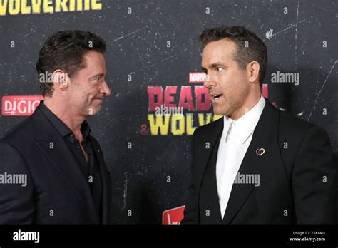 New York New York Usa 22nd July 2024 Hugh Jackman And Ryan Reynolds