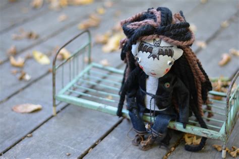 Pixie Elf Doll Woodland Girl Handmade Doll Textile Toy Halloween Doll Exrime Primitive