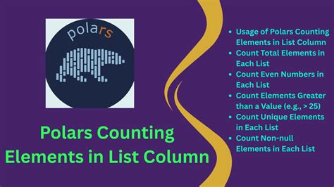Polars Counting Elements In List Column Spark By Examples