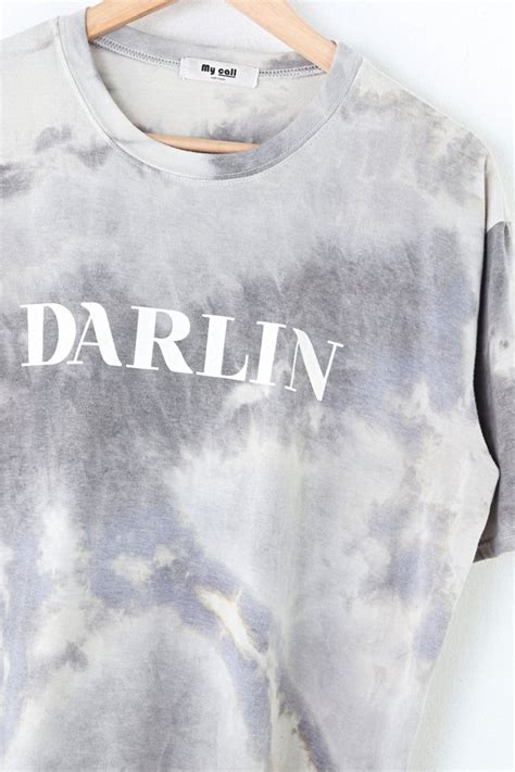 L 빈티지 반팔 티셔츠 면 타이다이 세컨웨어헬로마켓