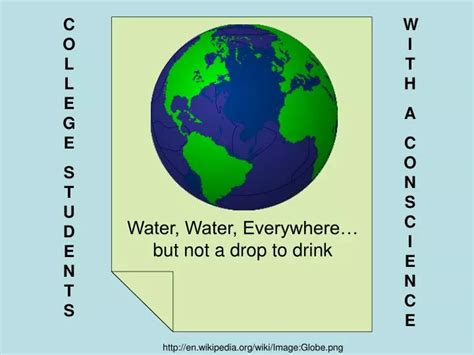 Ppt Water Water Everywhere… But Not A Drop To Drink Powerpoint