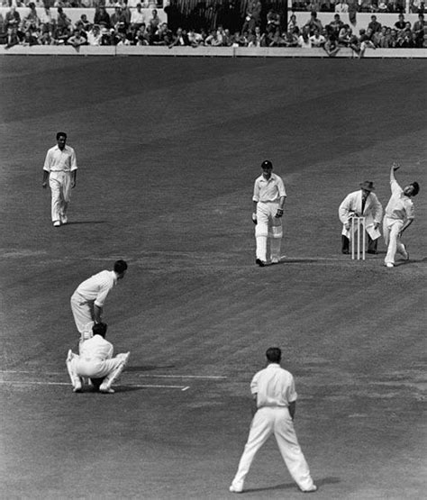 Fred Trueman Bowls For Yorkshire