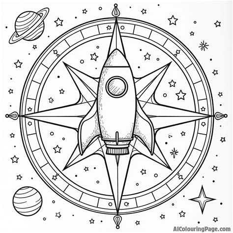 Free Compass Coloring Pages Print In 60 Seconds Ai Colouring Page