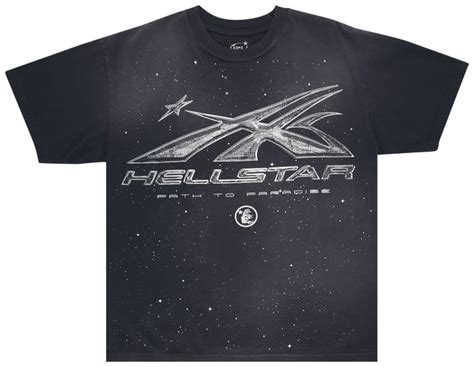 Buy Hellstar Chrome T Shirt Black Hs T5 Blac Goat