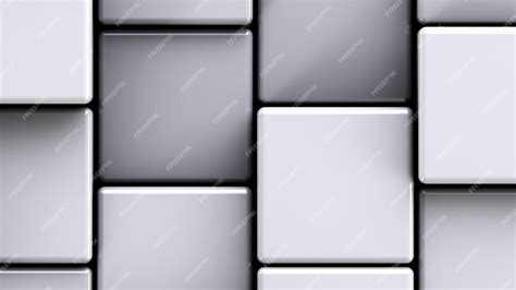 Premium Photo Cubes With Rounded Edges Abstract Background Light Style