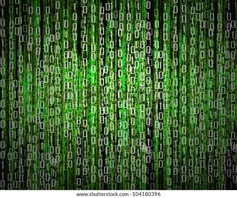 Binary Code Data Steam Technology Music Stock Illustration 104180396