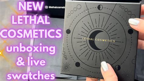 Unboxing The New Lethal Cosmetics Pure Metals Multichromes And Prism