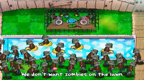 Plants Vs Zombies Memes Mod Of Zombies On Your Lawn End Credits Song