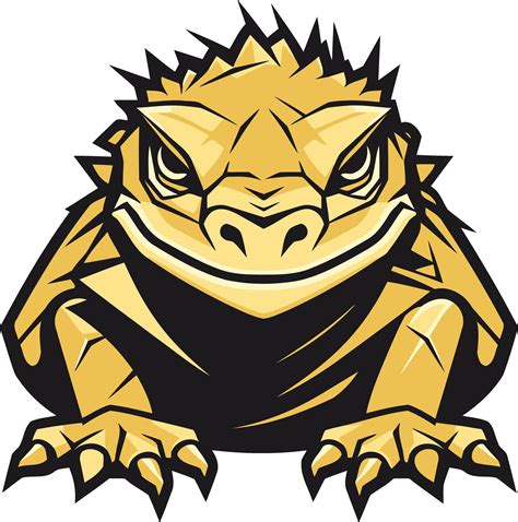 A Fierce And Bold Lizard Mascot Perfect For A Brand Seeking A Powerful