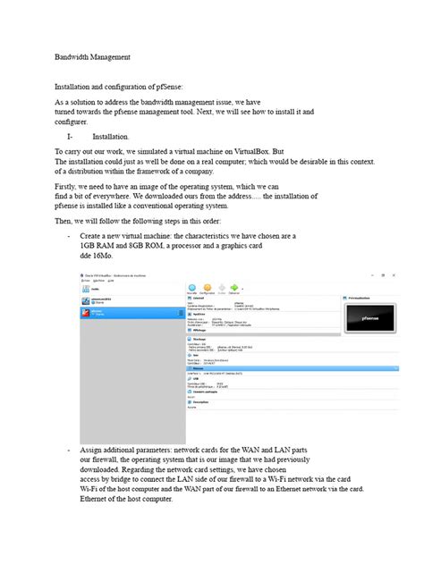 Installation Procedure Of Pfsense Pdf Computer Network Network
