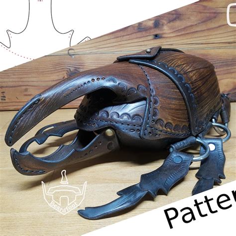 Beetle Bag Leather Purse Etsy