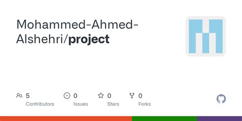 Github Mohammed Ahmed Alshehriproject