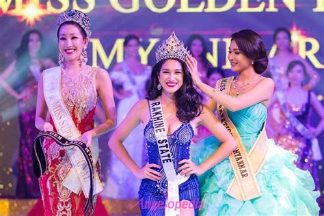 Peoples Choice Shwe Eain Si Crowned Miss Golden Land Myanmar 2018