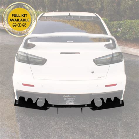 2008 2017 Mitsubishi Lancer Evo Gsr Rear Diffuser Street Aero