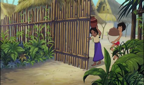 Image Mowgli And Shanti Are Both Opening The Village Gate