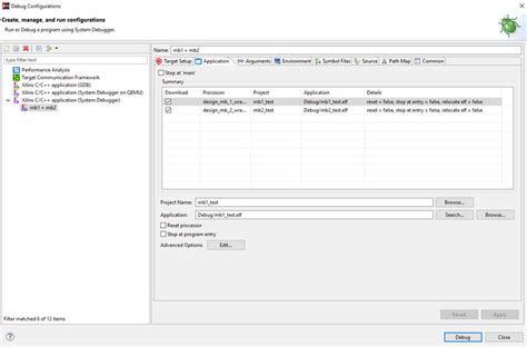 Dual Core Microblaze Xsdk Rundebug