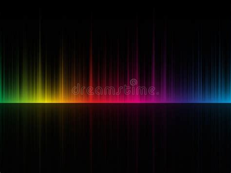 Dark Color Spectrum Background Stock Illustration Illustration Of