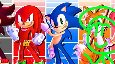 Somente Inscritos PÚblicos Reagindo A Fanarts Do Sonic Youtube