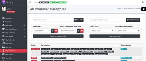 Library Management System Laravel 35 Only