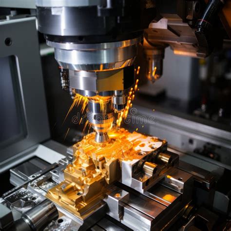 Precision Cnc Machining Of Rocket Engine Component Illustrating