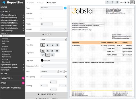 React Reportbro Designer Npm