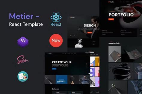 Metier Personal Portfolio React Template Latest Version