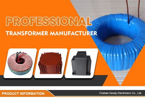 High Frequency Electric Power Transformer Customized Power Ei Transformer Output Audio