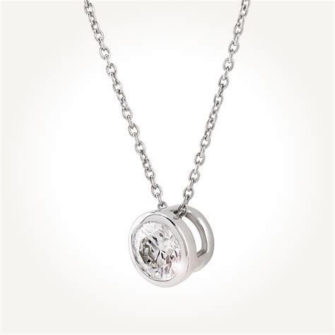 Sterling Silver The One And Only Diamond Pendant 050 Ct Tw Spence