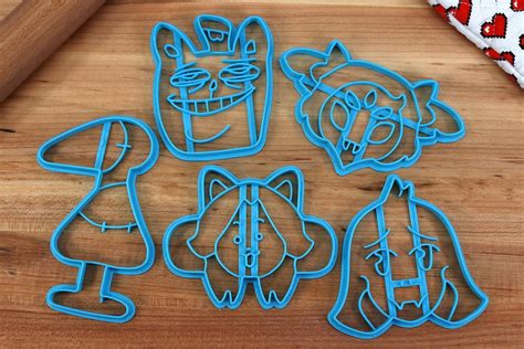 Undertale Cookie Cutters Temmie Muffet Asriel Dummy Burgerpants Undertale Baking T