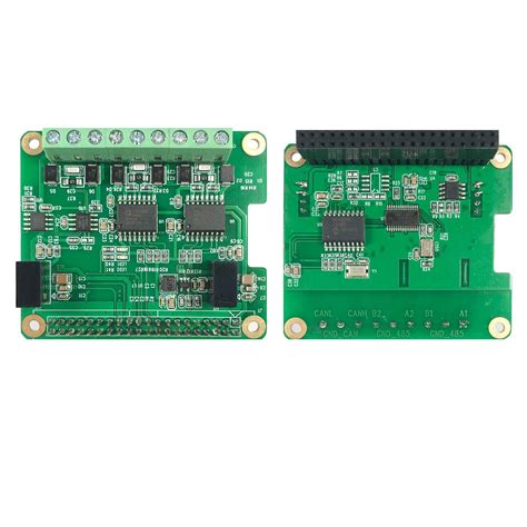 rs485 can hat for raspberry pi via spi onboard 1 x can bus mcp2515