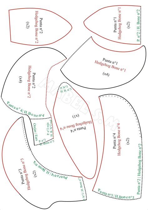 Moldes Para Hacer A Sonic De Fieltro Artofit