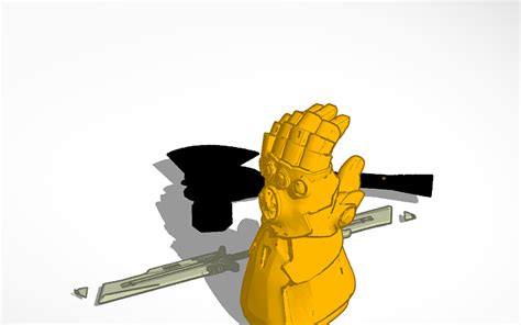 3d Design Axe Tinkercad