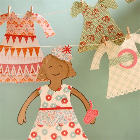 diy paper dolls craft Easy paper doll craft for kids ~ easy make ...