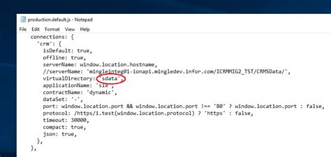 configure infor crm slx mobile portal for windows authentication