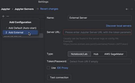 Manage Jupyter Notebook Servers PyCharm Documentation