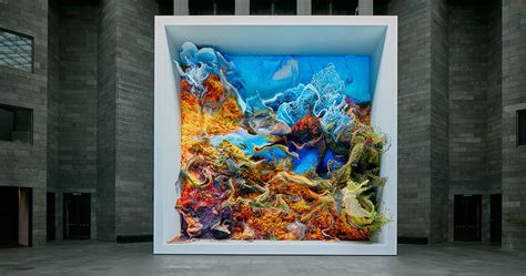 Refik Anadols Algorithmic Quantum Memories On View At Ngv Triennial