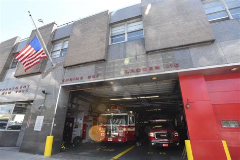 Flags At Fdny New York City Fire Department Fdny