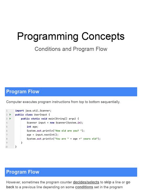Intro To Conditional Programming Pdf Boolean Data Type Control Flow