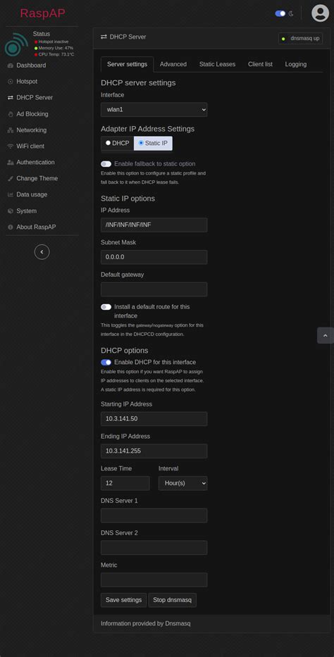 Wlan To Wlan Hotspot Failure Issue RaspAP Raspap Webgui GitHub