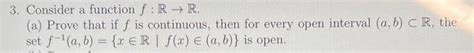 Solved Consider A Function F RR A Prove That If F Is Chegg