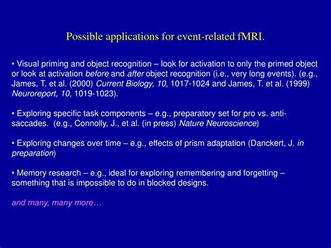 Ppt Fmri Basic Experimental Design Event Related Fmri Powerpoint